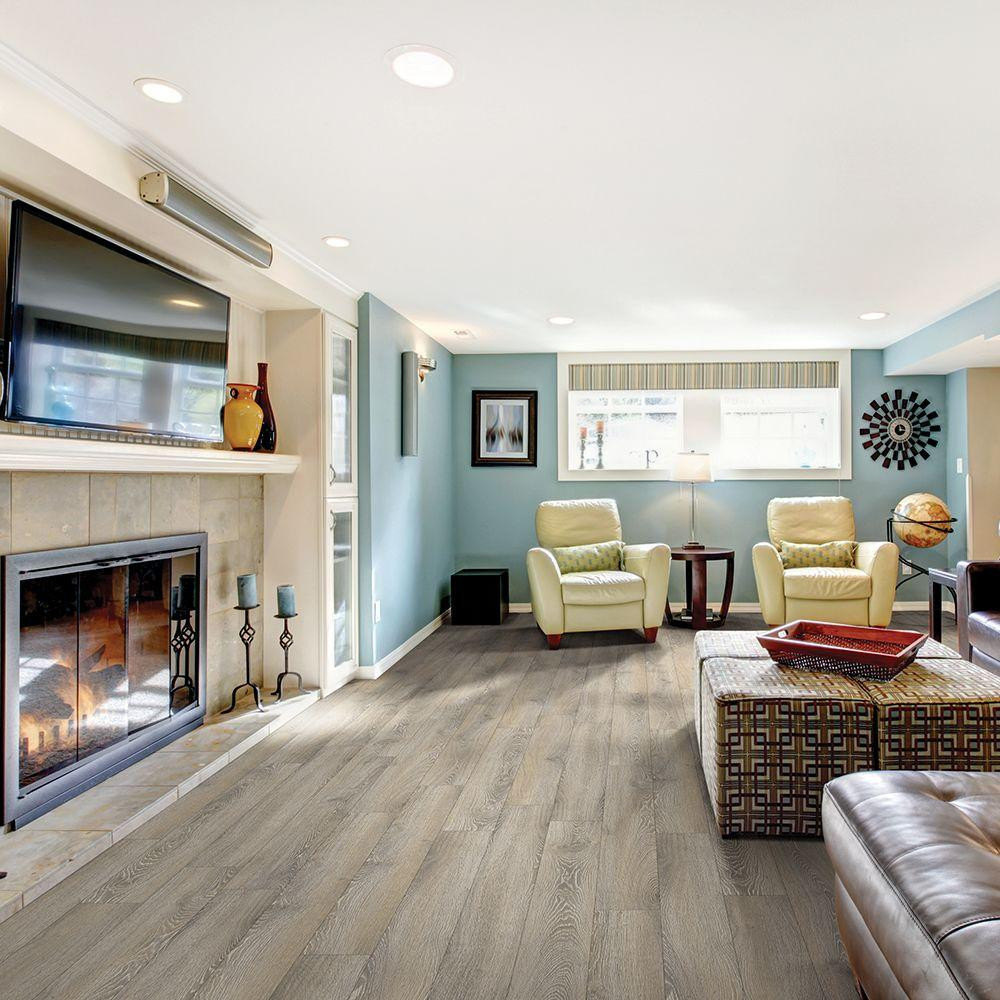 IVC LVT 6" x 48" Antique Brushed Oak Luxury Vinyl Plank Builder(19.39 ...