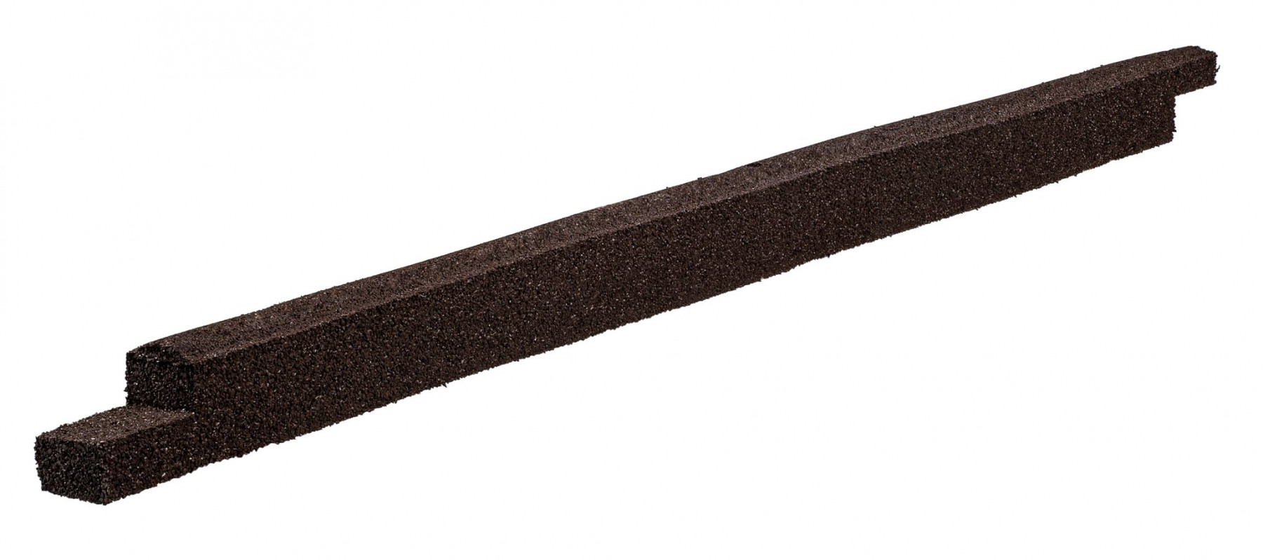 Rubber Flexible Border 4" High x 3" Wide x 72" Long