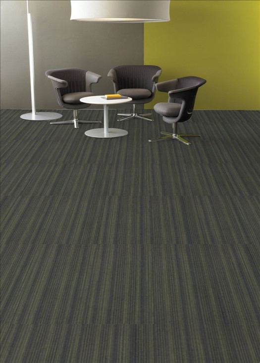 Carpet Tile Shaw Merge Brite Green Fringe