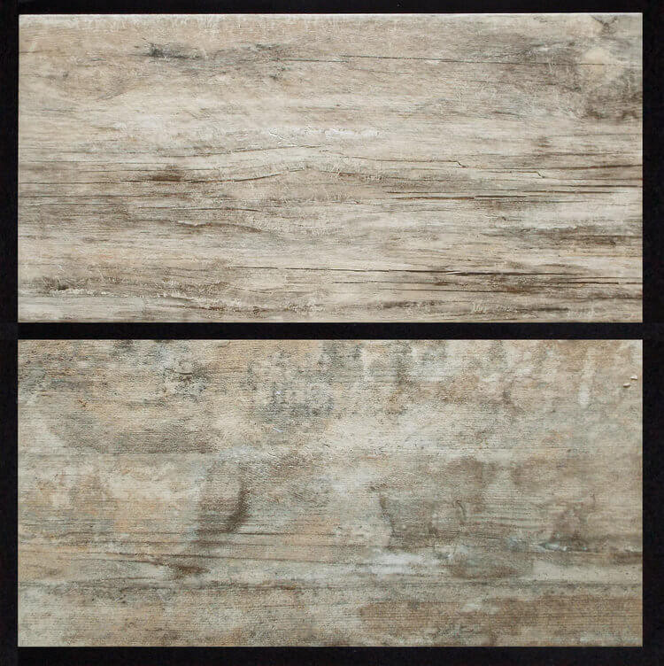 Ricchetti Cortex 12" X 24" Beige Glazed Wood Look Porcelain Tile ...