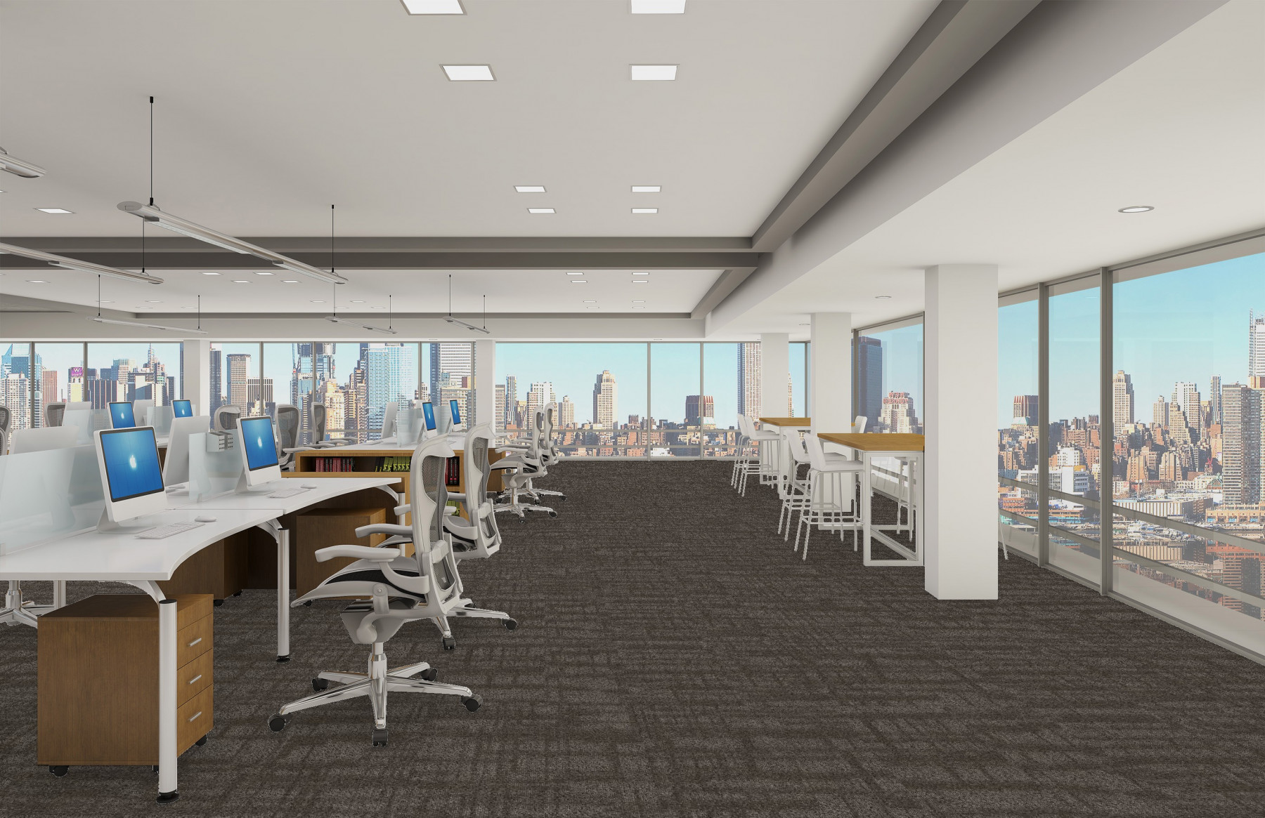 Shaw Memory Carpet Tile Nestle 24" x 24" Builder(48 sq ft/ctn)