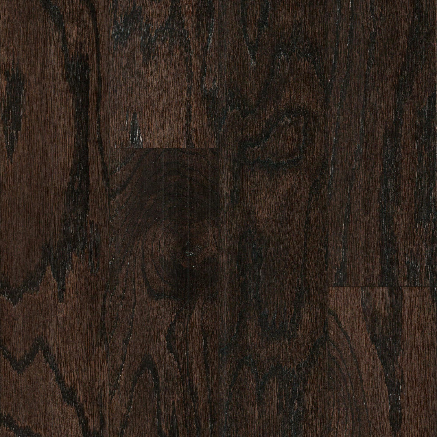 Mohawk Lowe's SOE 5-1/4" x 3/8" Red Oak Engineered Chocolate Oak Cabin ...