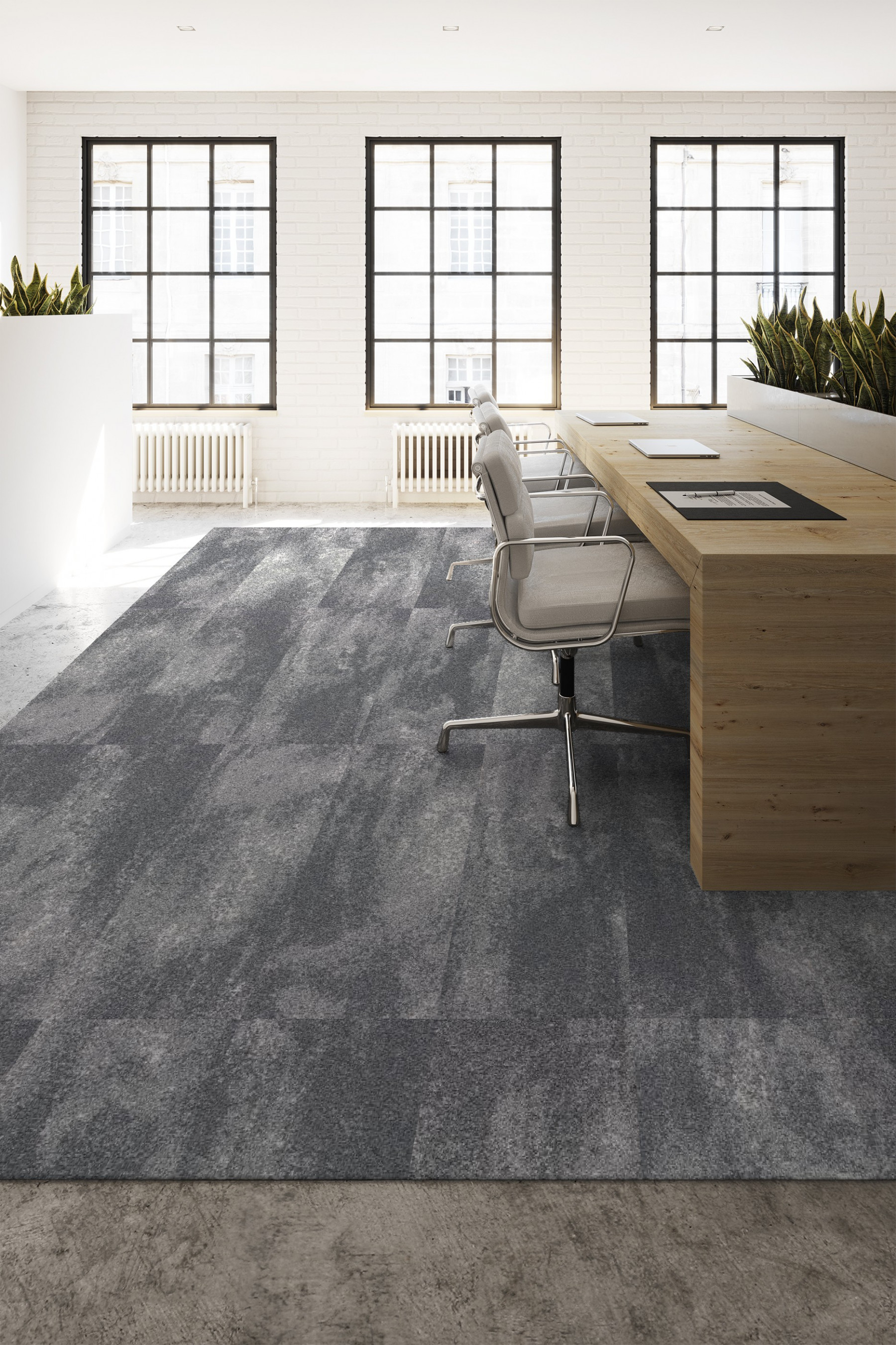 Shaw Depth Carpet Tile Shadow 18" x 36" Builder(45 sq ft/ctn)