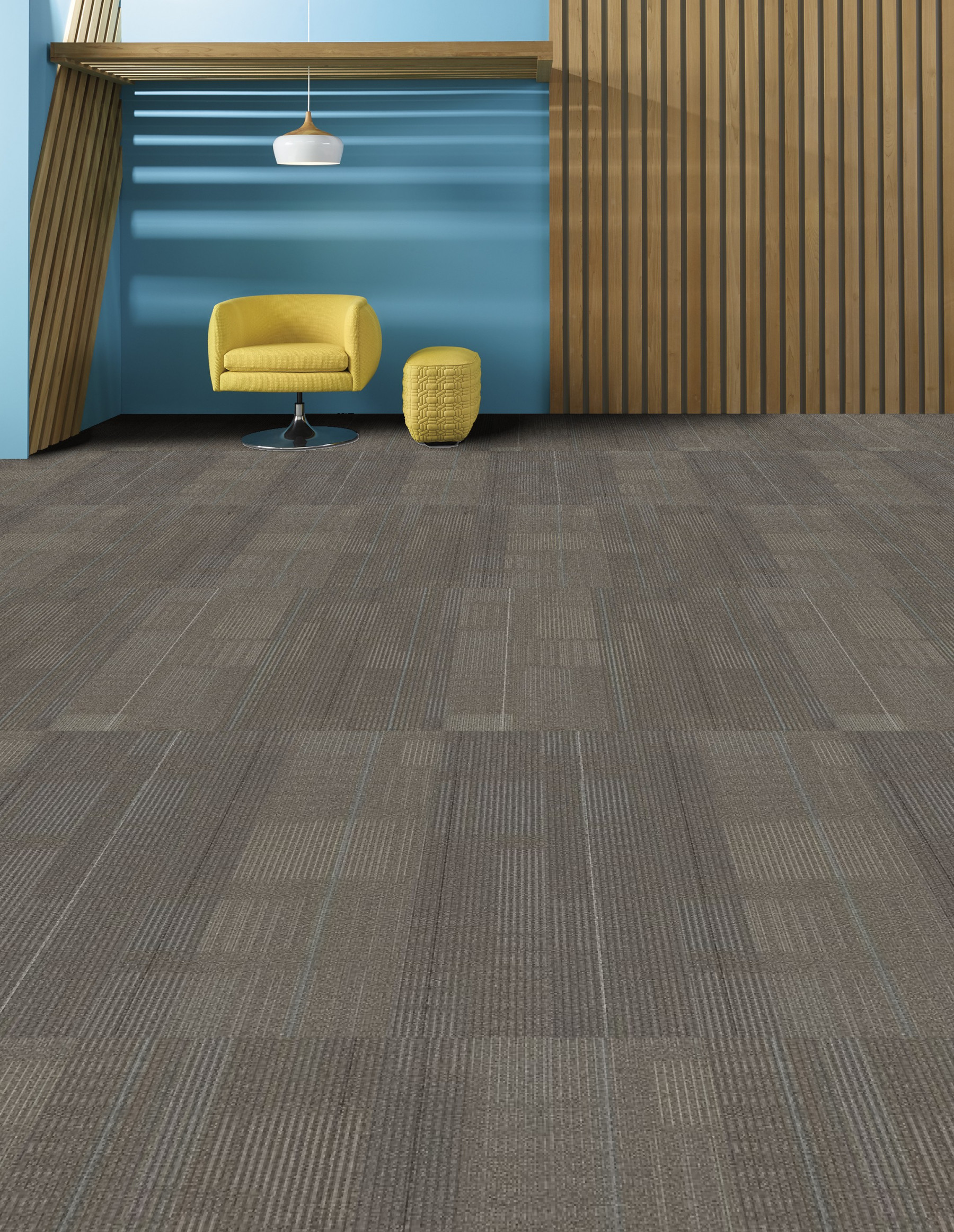 Shaw Diffuse Carpet Tile Climate 9" X 36" Builder(45 sq ft/ctn)