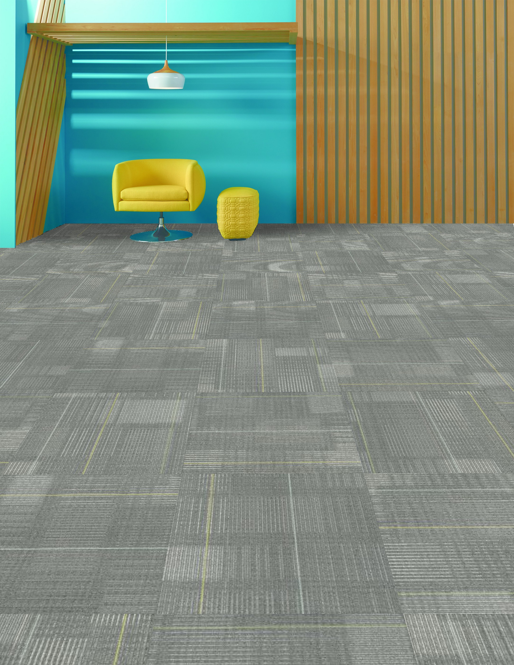 Shaw Diffuse Carpet Tile River Front 24" x 24" Builder(48 sq ft/ctn)