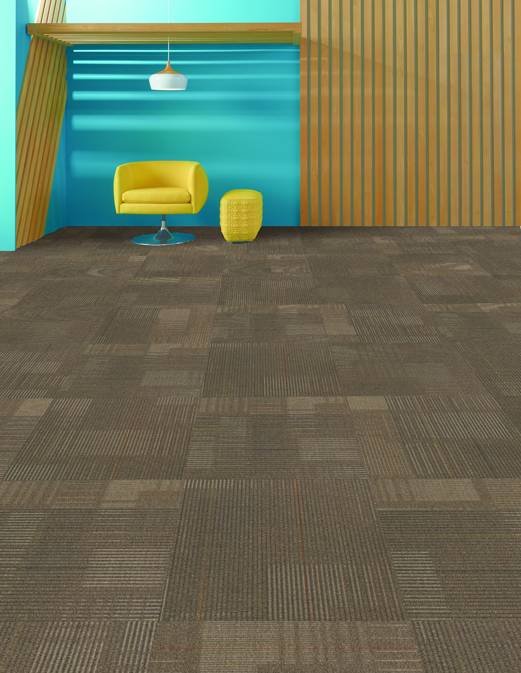 Shaw Diffuse Carpet Tile Voyage 24" x 24" Builder(48 sq ft/ctn)