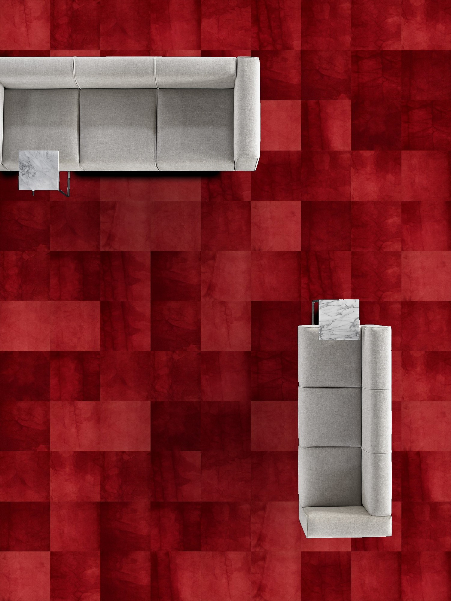 Shaw Dye Lab Carpet Tile Cochineal 24" x 24" Premium(48 sq ft/ctn)