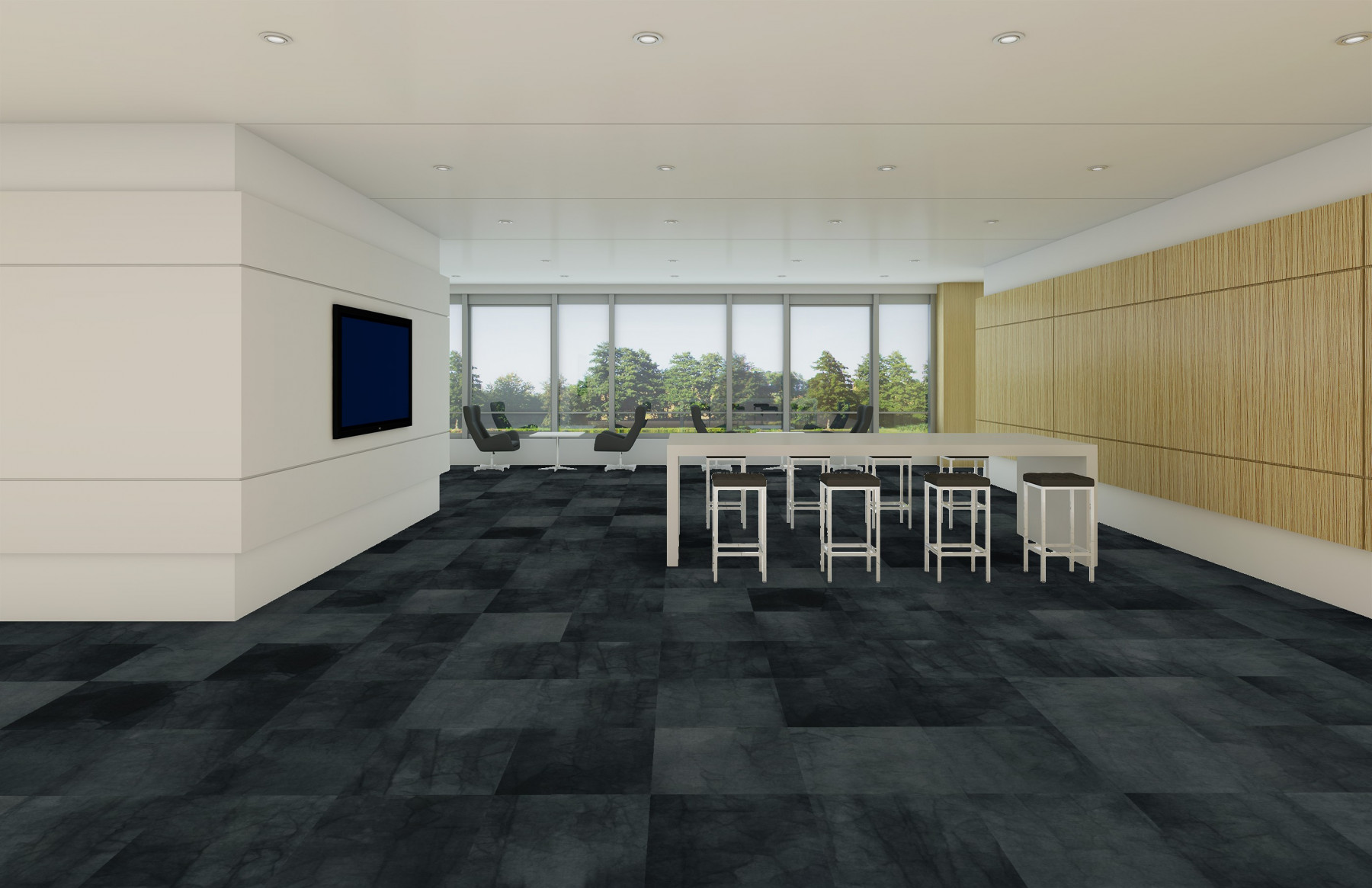 Shaw Dye Lab Carpet Tile Cornflower 24" x 24" Premium(48 sq ft/ctn)