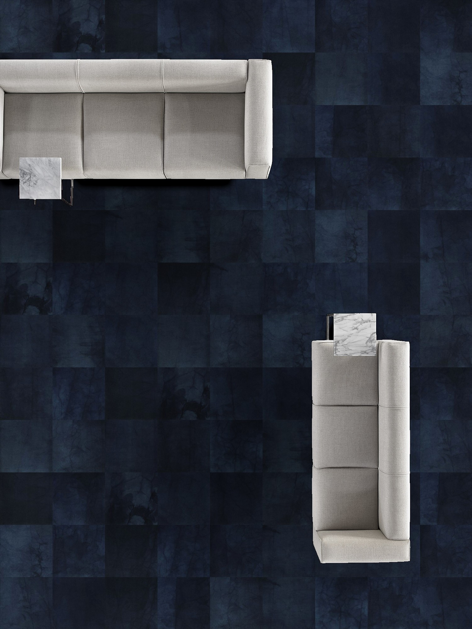 Shaw Dye Lab Carpet Tile Indigo 24" x 24" Premium(48 sq ft/ctn)