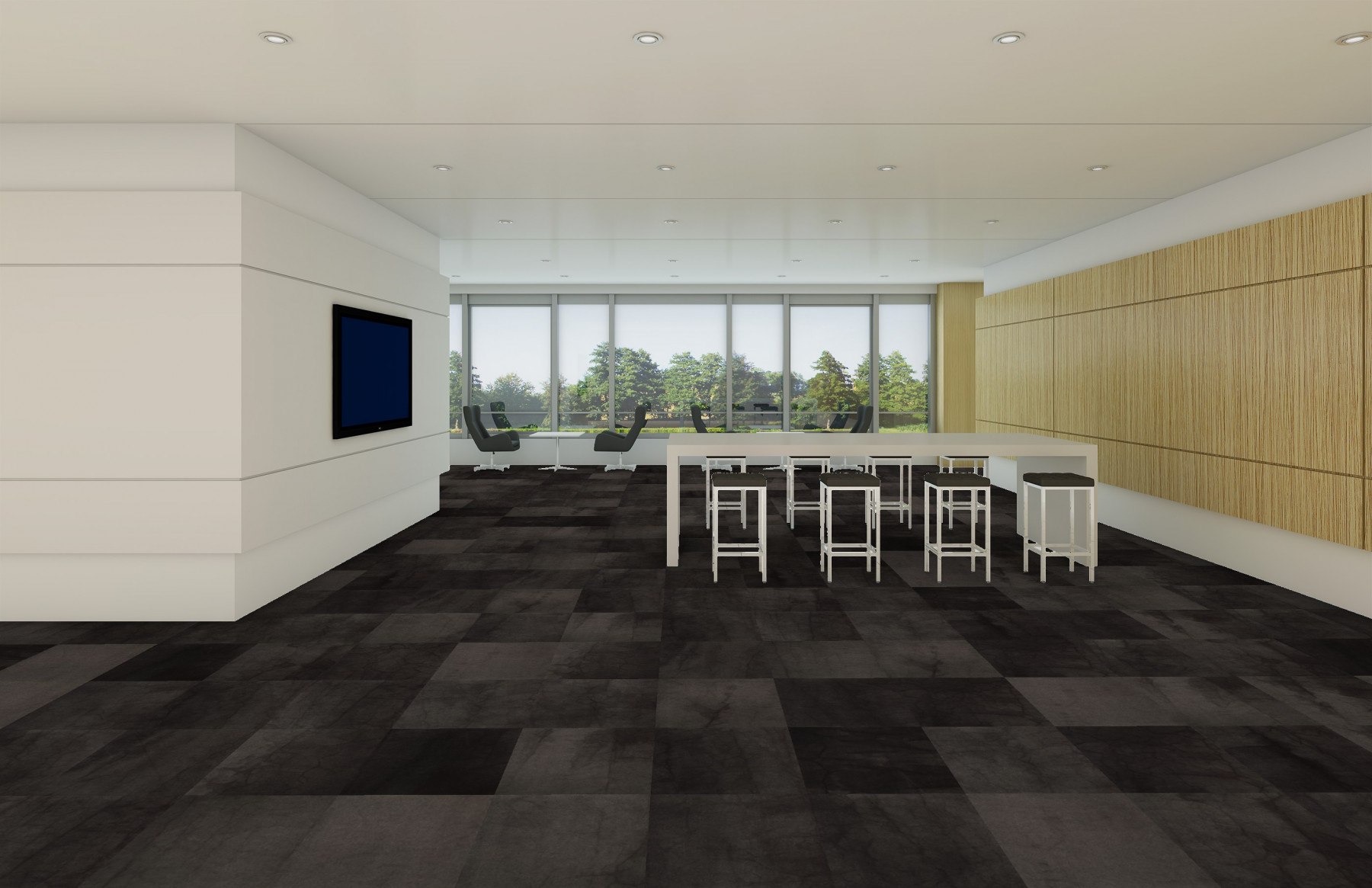 Shaw Dye Lab Carpet Tile Logwood 24" x 24" Premium(48 sq ft/ctn)