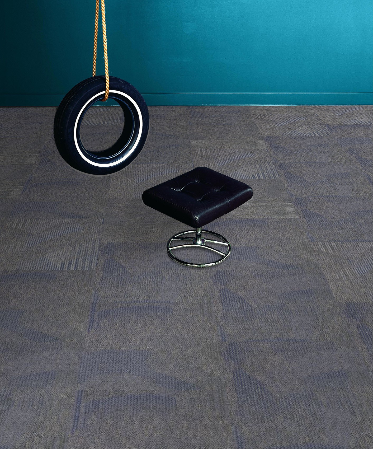Shaw Kinetic Carpet Tile Absolute Blu 24" x 24" Builder(48 sq ft/ctn)