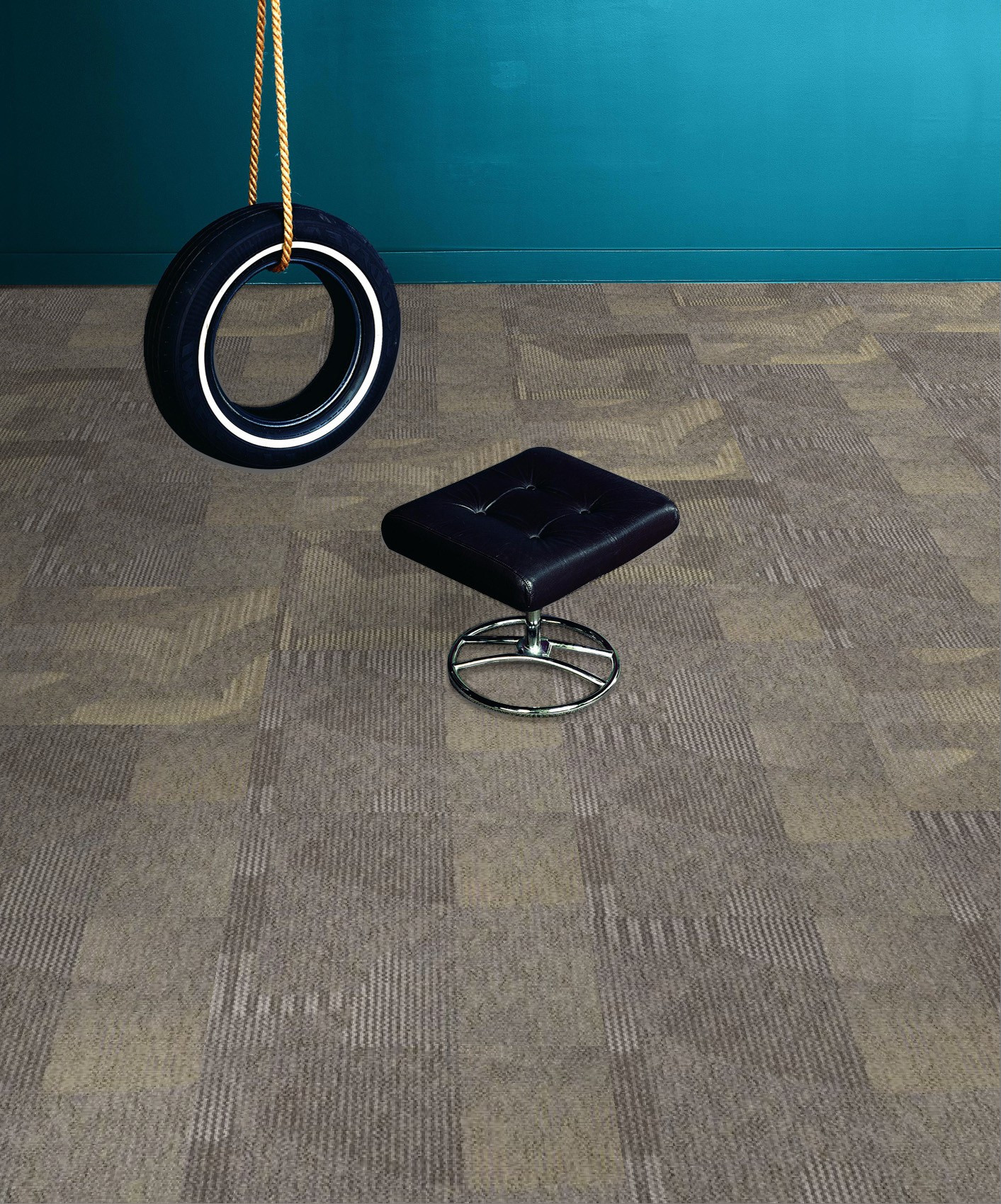 Shaw Kinetic Carpet Tile Silver Lining 24" x 24" Builder(48 sq ft/ctn)