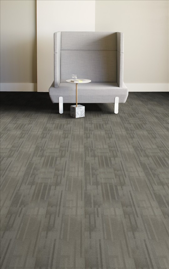 Shaw Pivot Point Carpet Tile Marble Moire 12" x 48" Builder(48 sq ft/ctn)