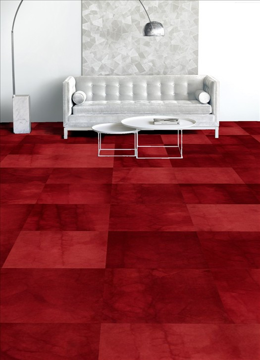 Shaw Unsorted Dye Tile Cochineal