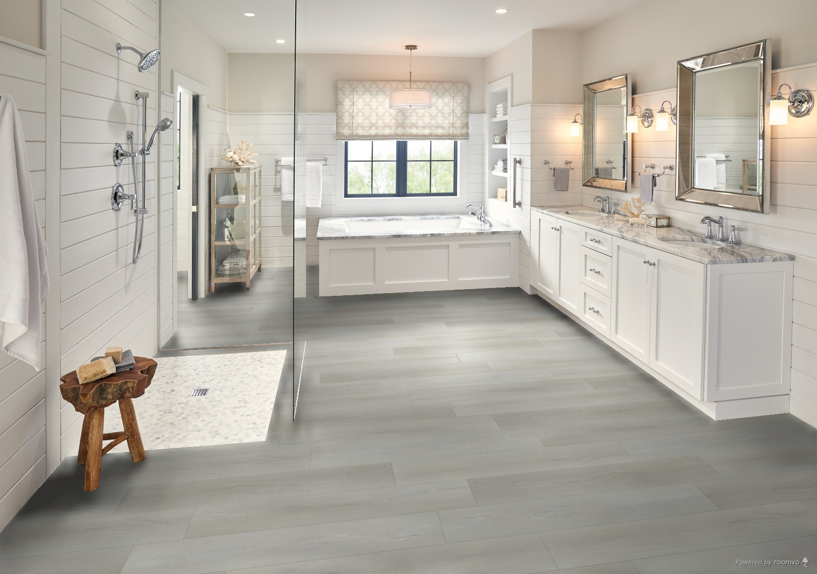 MSI Andover Whitby White 7" x 48" Click Lock LVT Premium(23.77 sq ft/ctn)