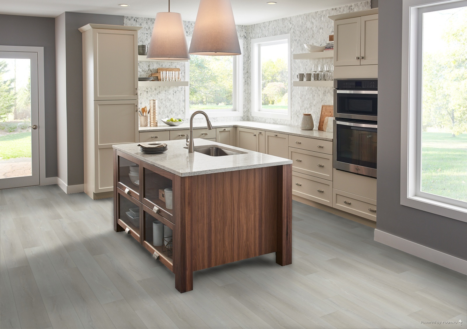 MSI Andover Whitby White 7" x 48" Click Lock LVT Premium(23.77 sq ft/ctn)