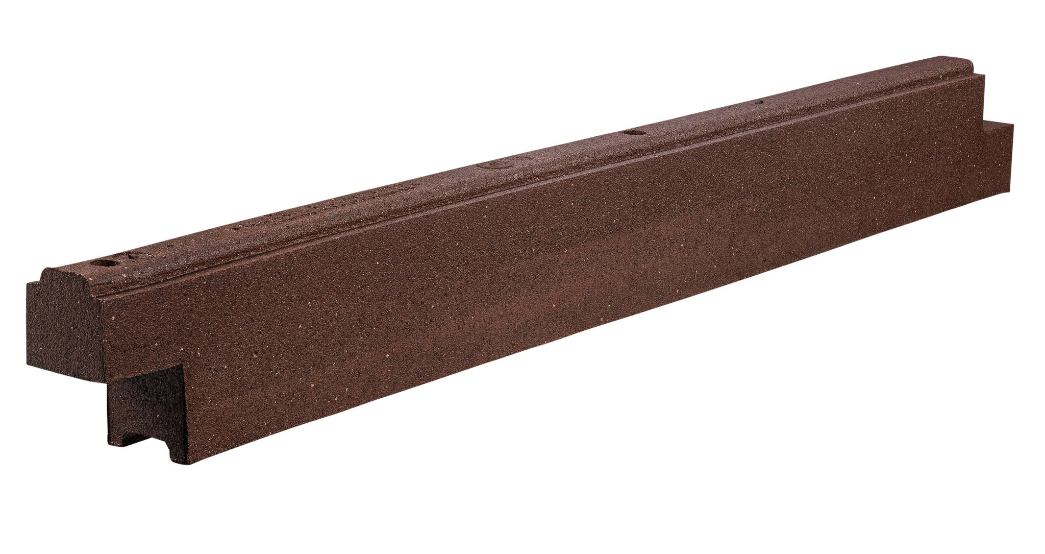 Rubber Flexible Border 8" High x 4" Wide x 72" Long - Heavy Duty