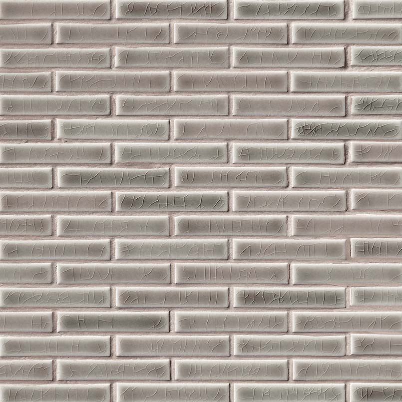 MSI Highland Park Dove Gray Brick Pattern 8mm Ceramic Tile Premium (1 ...