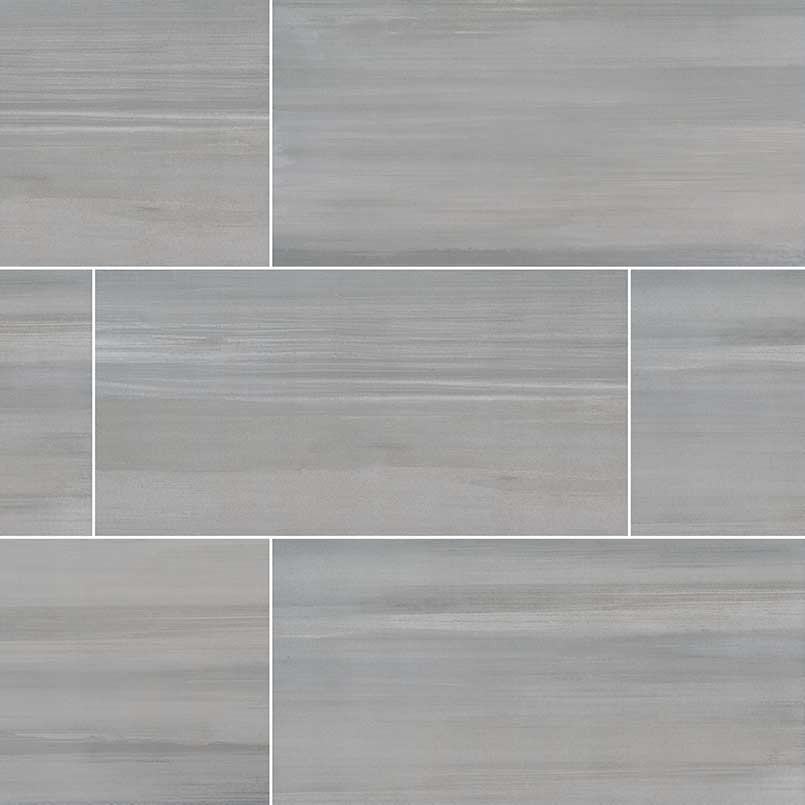 MSI Watercolor Grigio 12" x 24" Matte Porcelain Tile Premium (12.00 sq ...