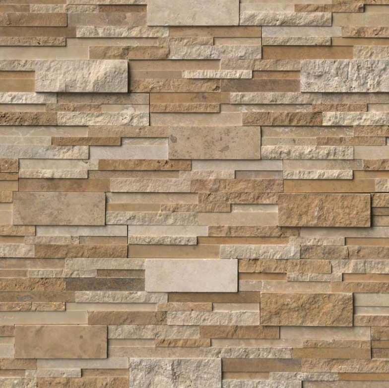 stacked slate cladding