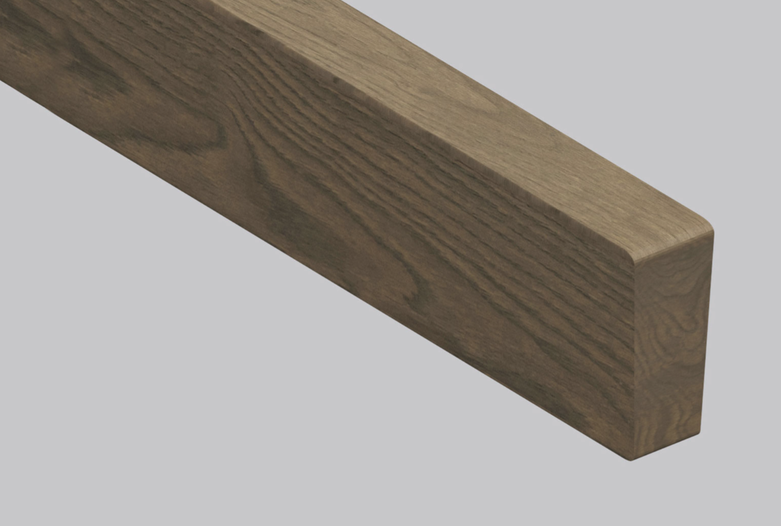 MSI Trim Ladson Wood 14.75" Stair Tread Return Molding