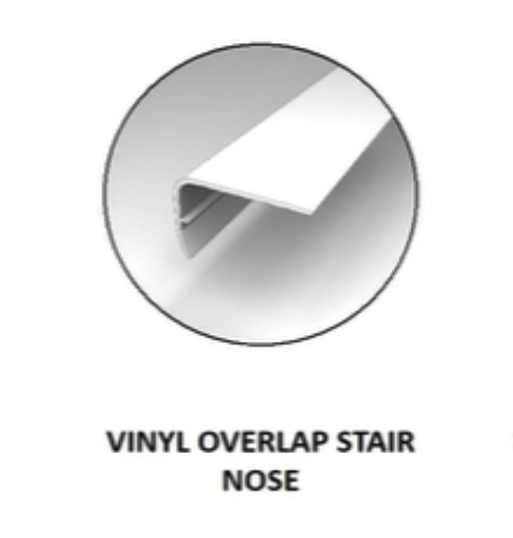 Mohawk Wanderers Loop Vinyl Overlap Stair Nose
