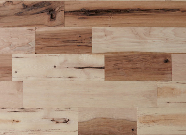 Unfinished Hickory 2 1/4" x 3/4" Rustic (19.50 sq ft/bundle)