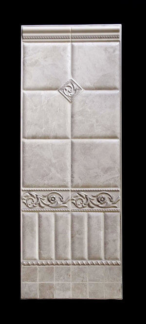 Vallelunga Villa D' Estes 2" X 2" Mosaic Grigio Floor Porcelain Tile ...