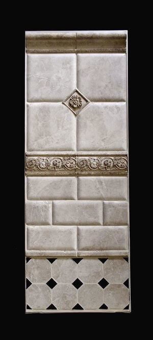 Vallelunga Villa D' Estes 6" X 6" Matte Grigio Floor Porcelain Tile ...