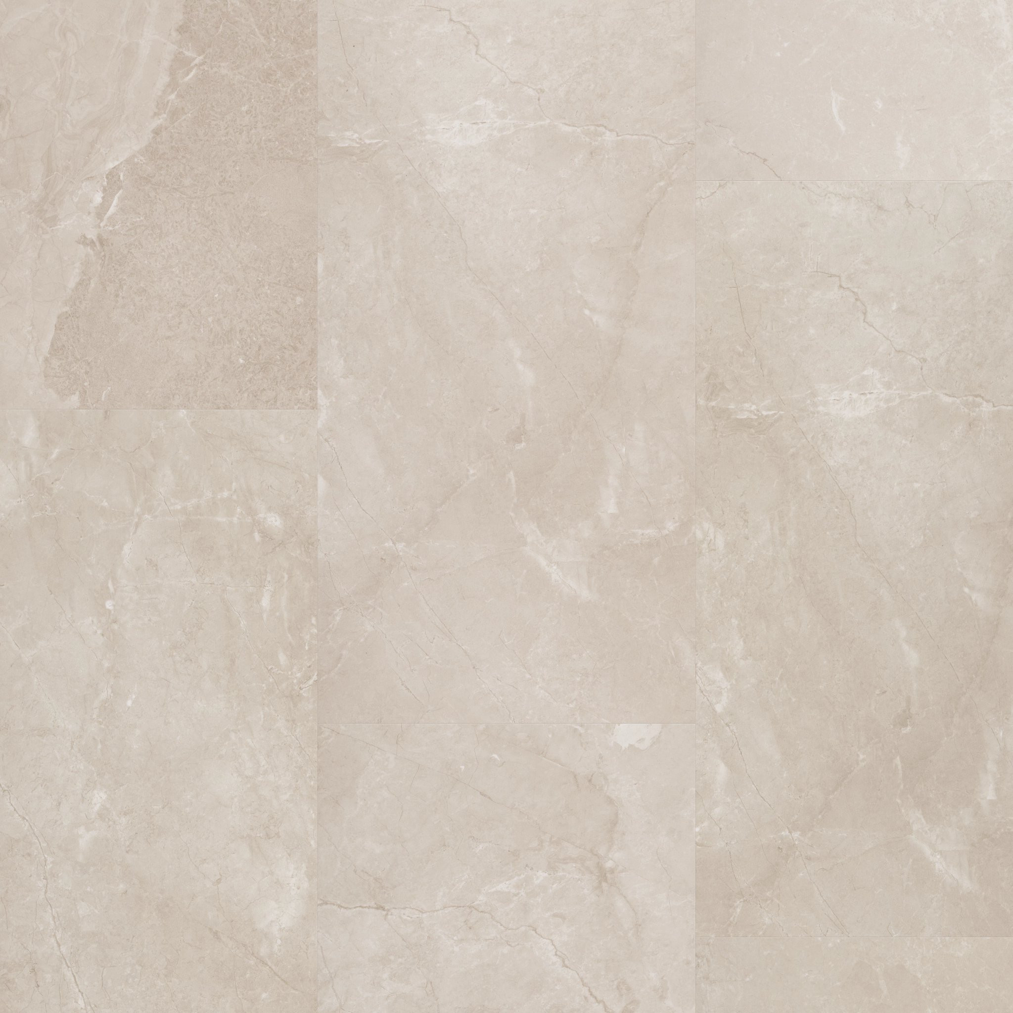COREtec Tile 12" x 24" Cremello Travertine Click-Lock LVT Premium (15. ...