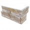 MSI RockMount Arctic Golden Splitface Stacked Stone 6" x 18" Ledger Corner