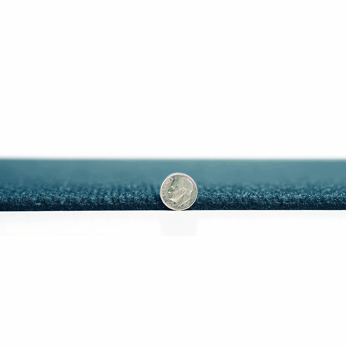 Infinity Distinction Hobnail Peel & Stick Carpet Tile Ocean Blue 24